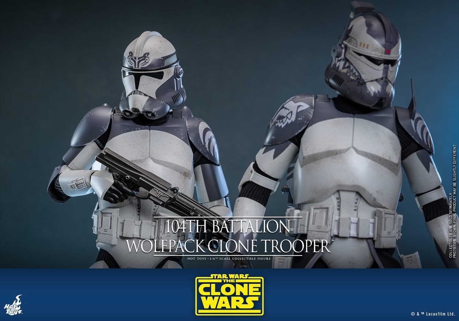 Hot Toys Reveals Two New "Star Wars: The Clone Wars" Wolfpack Clone ...