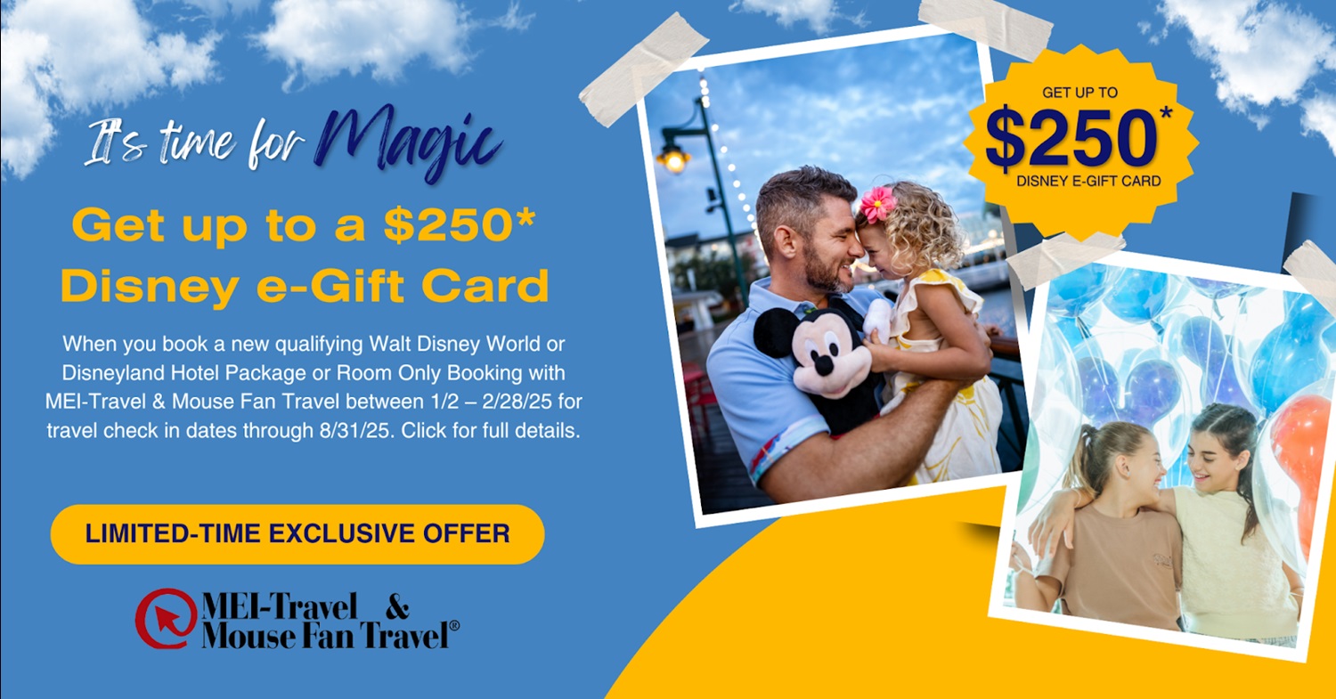 Get a Disney Gift Card When You Book a Walt Disney World or Disneyland ...