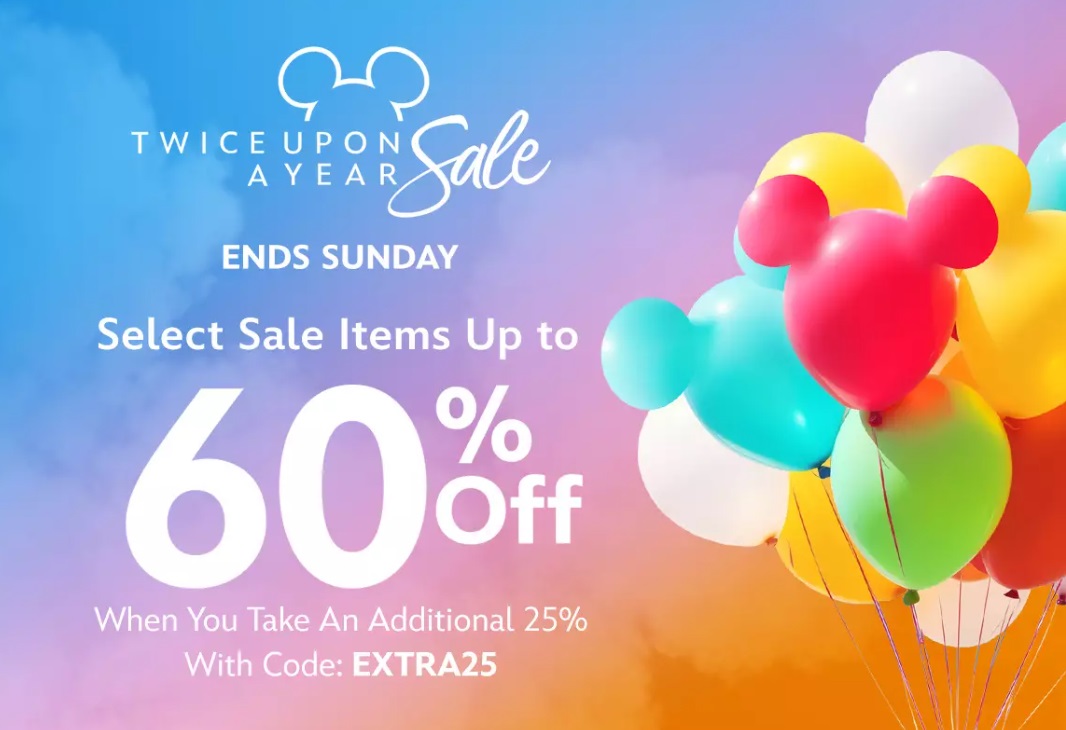 Get Up to 60% Off Select Sale Items During Disney Store's Twice Upon a ...