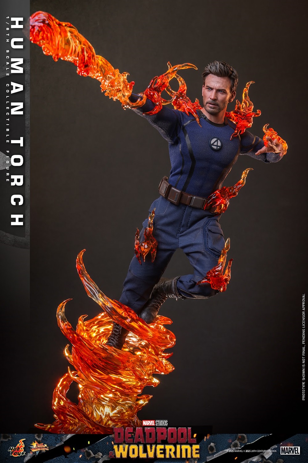 Human Torch From “Deadpool & Wolverine” Gets a Hot Toys Figure