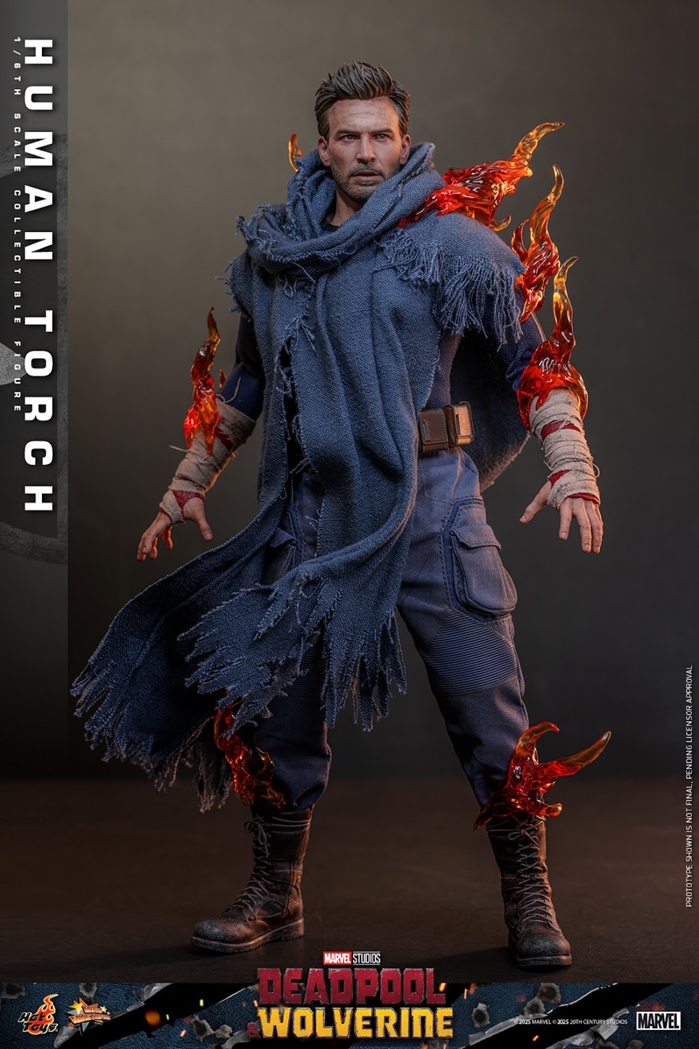 Human Torch From “Deadpool & Wolverine” Gets a Hot Toys Figure