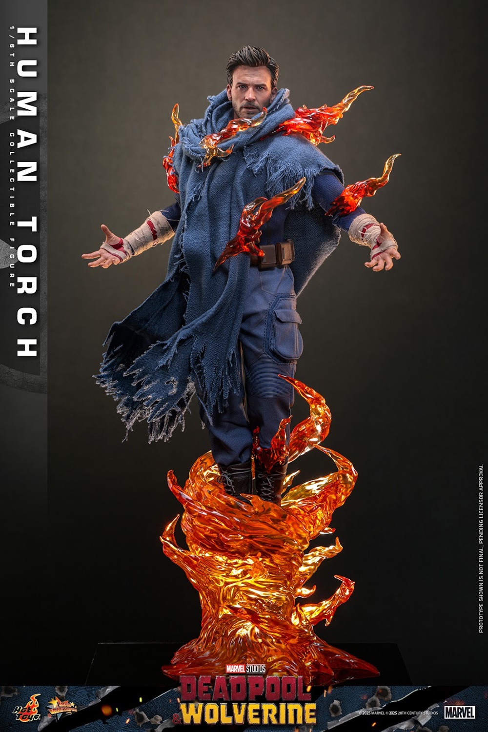 Human Torch From “Deadpool & Wolverine” Gets a Hot Toys Figure
