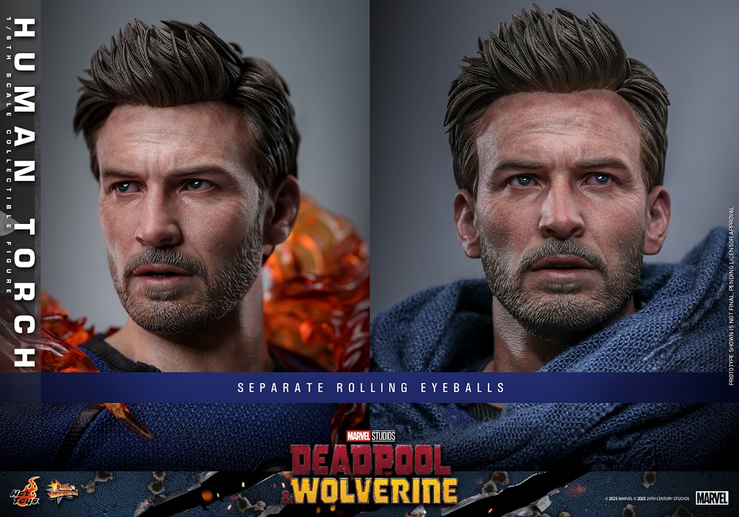 Human Torch From “Deadpool & Wolverine” Gets a Hot Toys Figure