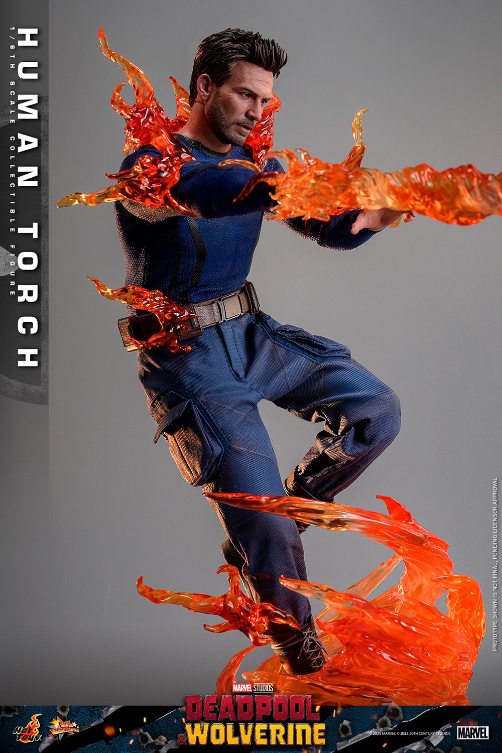 Human Torch From “Deadpool & Wolverine” Gets a Hot Toys Figure