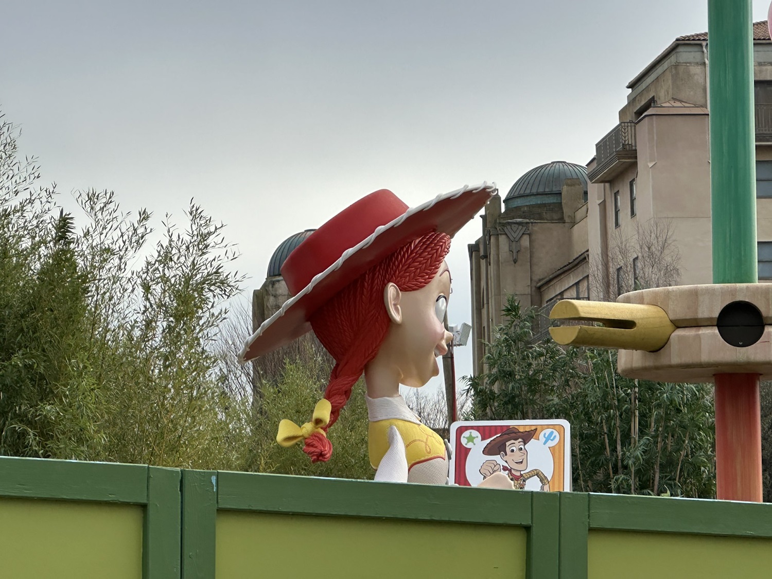 Woody and Jessie Statues Installed at New Adventure Way Entrance to Toy ...
