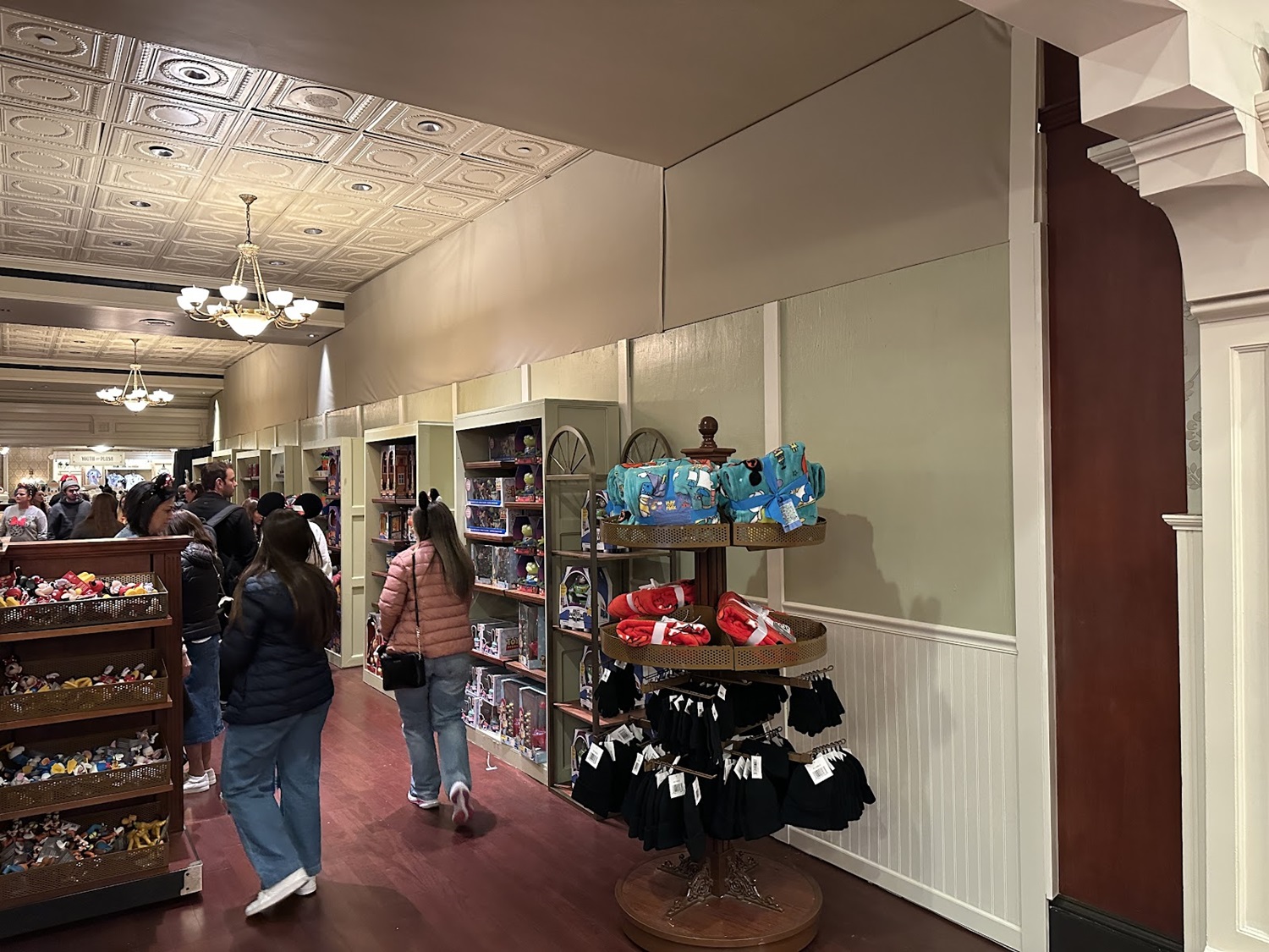 Photos: Large Portion of Magic Kingdom's Emporium Behind Construction ...