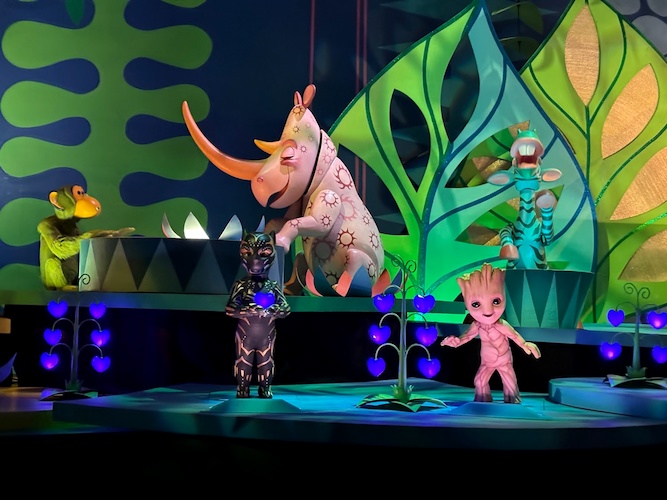 Photos: Marvel Gets Cute as “it’s a small world with Groot” Debuts at ...