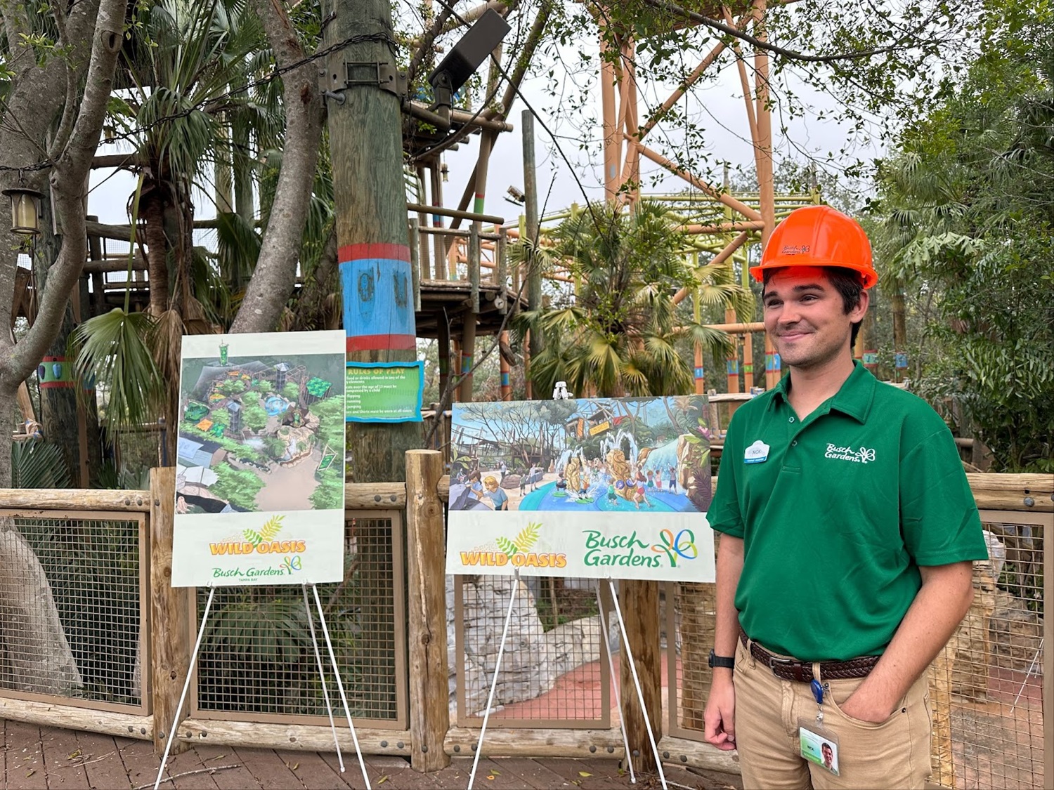 Photos/Videos: Explore the Construction Site of Busch Gardens Tampa's Wild Oasis - LaughingPlace.com