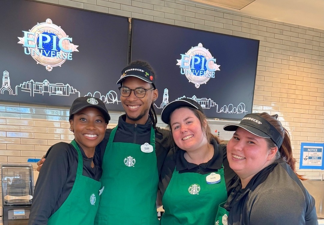 Epic Universe Starbucks Location Opens for Universal Team Members - LaughingPlace.com