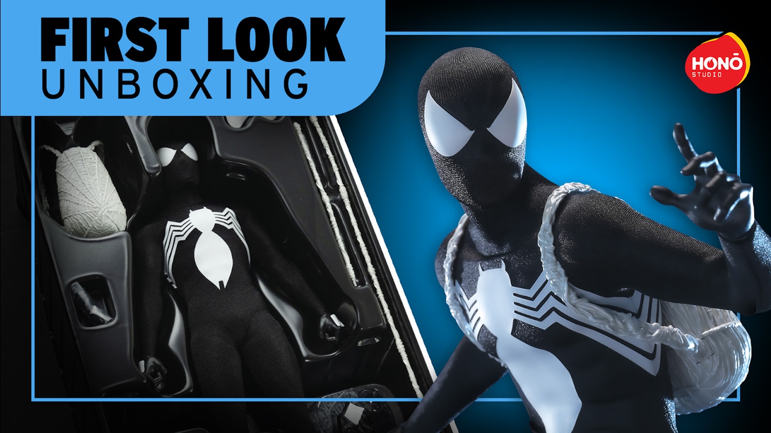 Sideshow Unveils Unboxing Video for HONŌ Studio's Spider-Man Symbiote Suit Figure ...