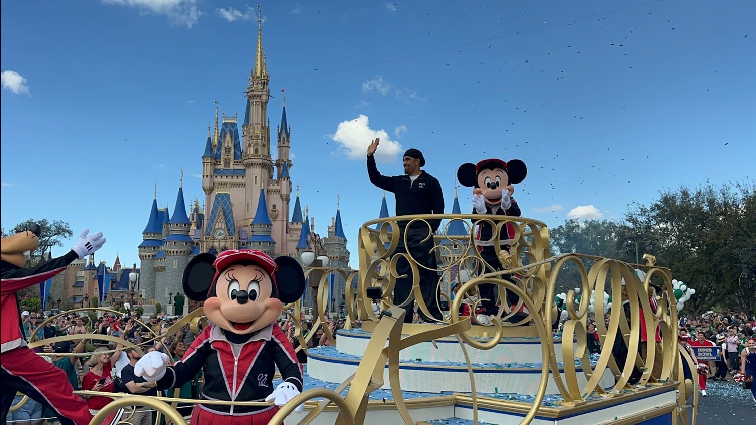 Photos/Video: Jalen Hurts Celebrates Super Bowl Win at Walt Disney ...