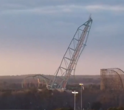 Kingda Ka, The King of Coasters, Comes Crashing Down