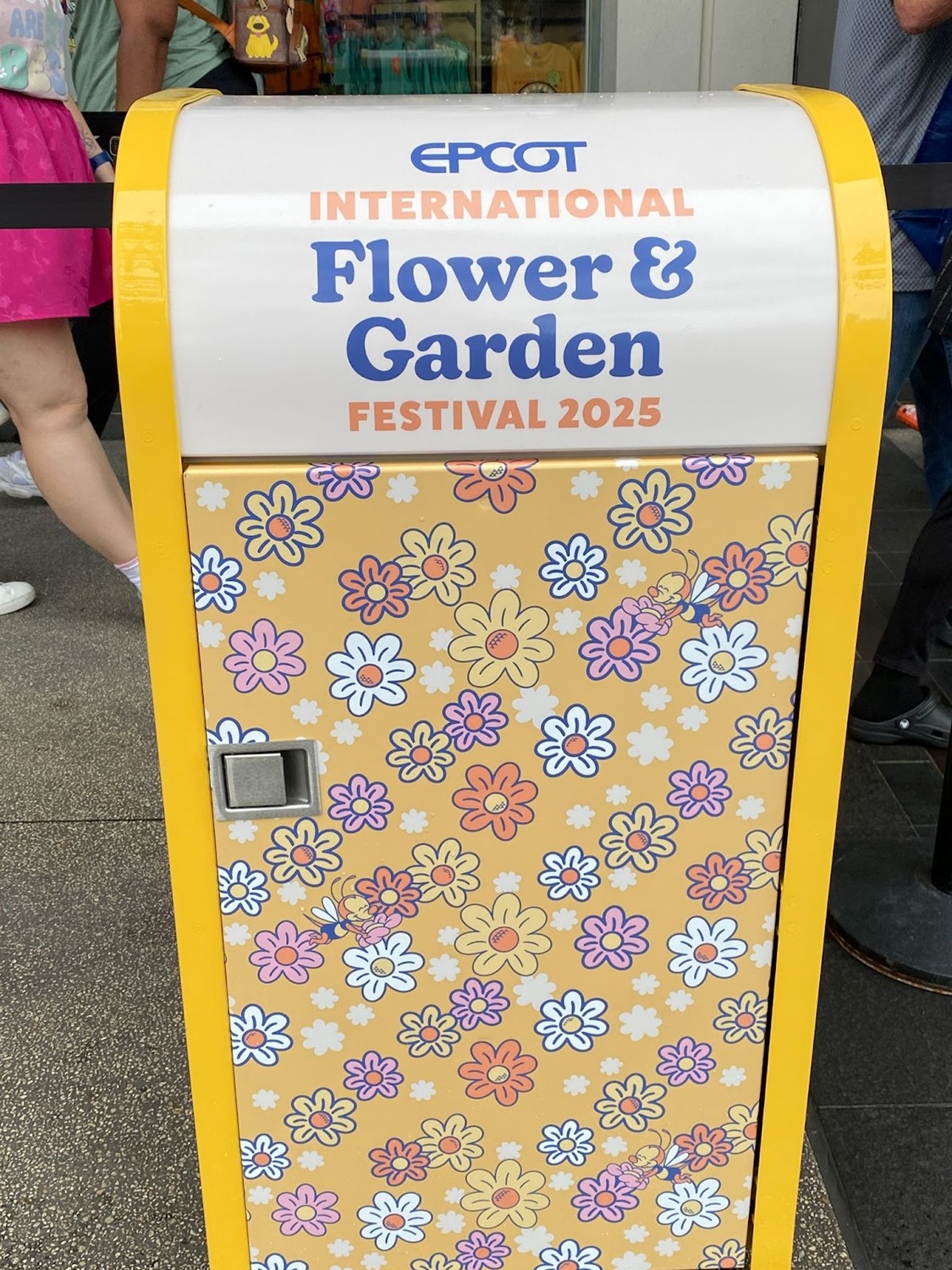 Photos: Orange Bird and Spike the Bee Trash Cans On Display for the ...