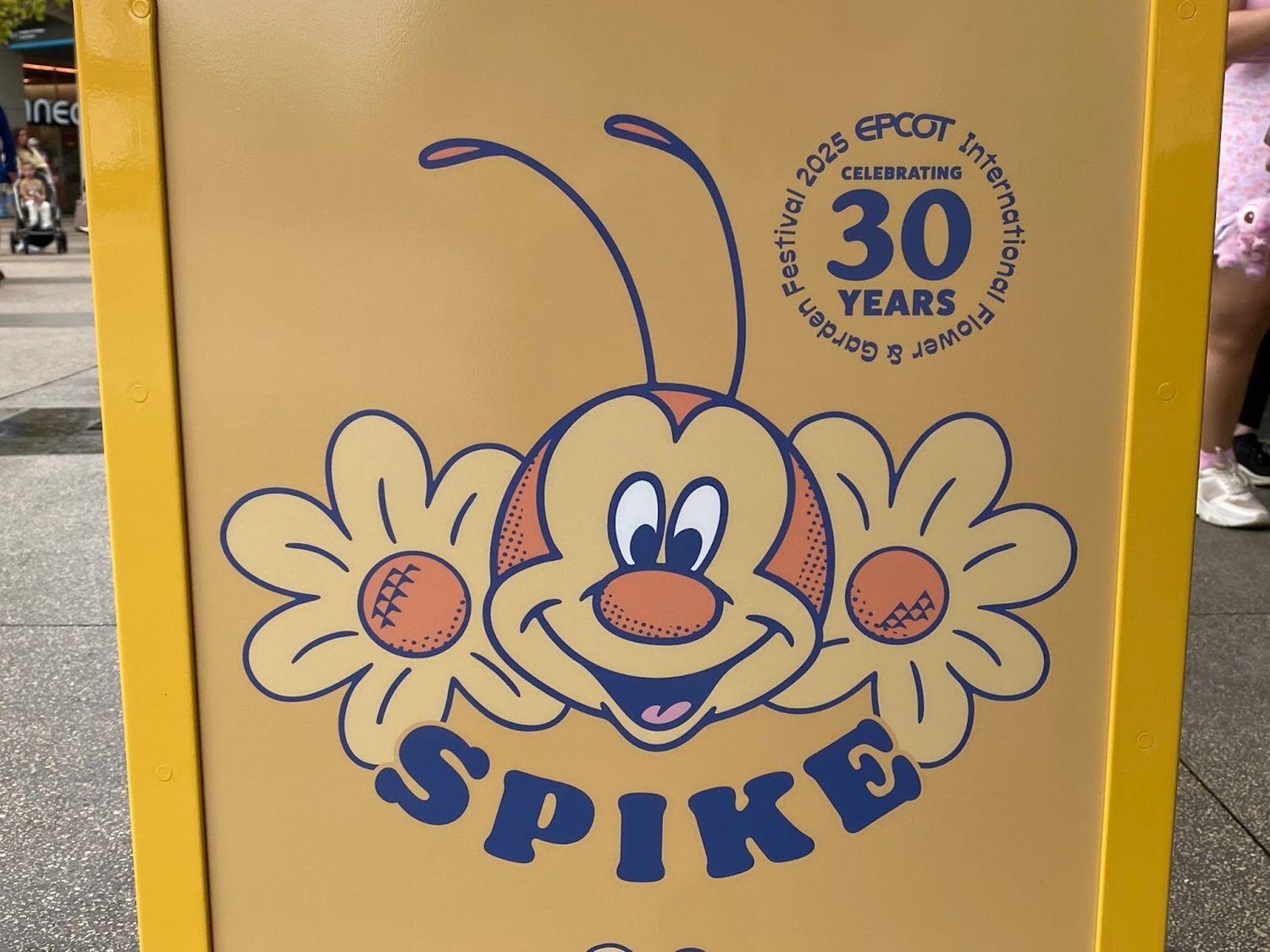 Photos: Orange Bird and Spike the Bee Trash Cans On Display for the ...