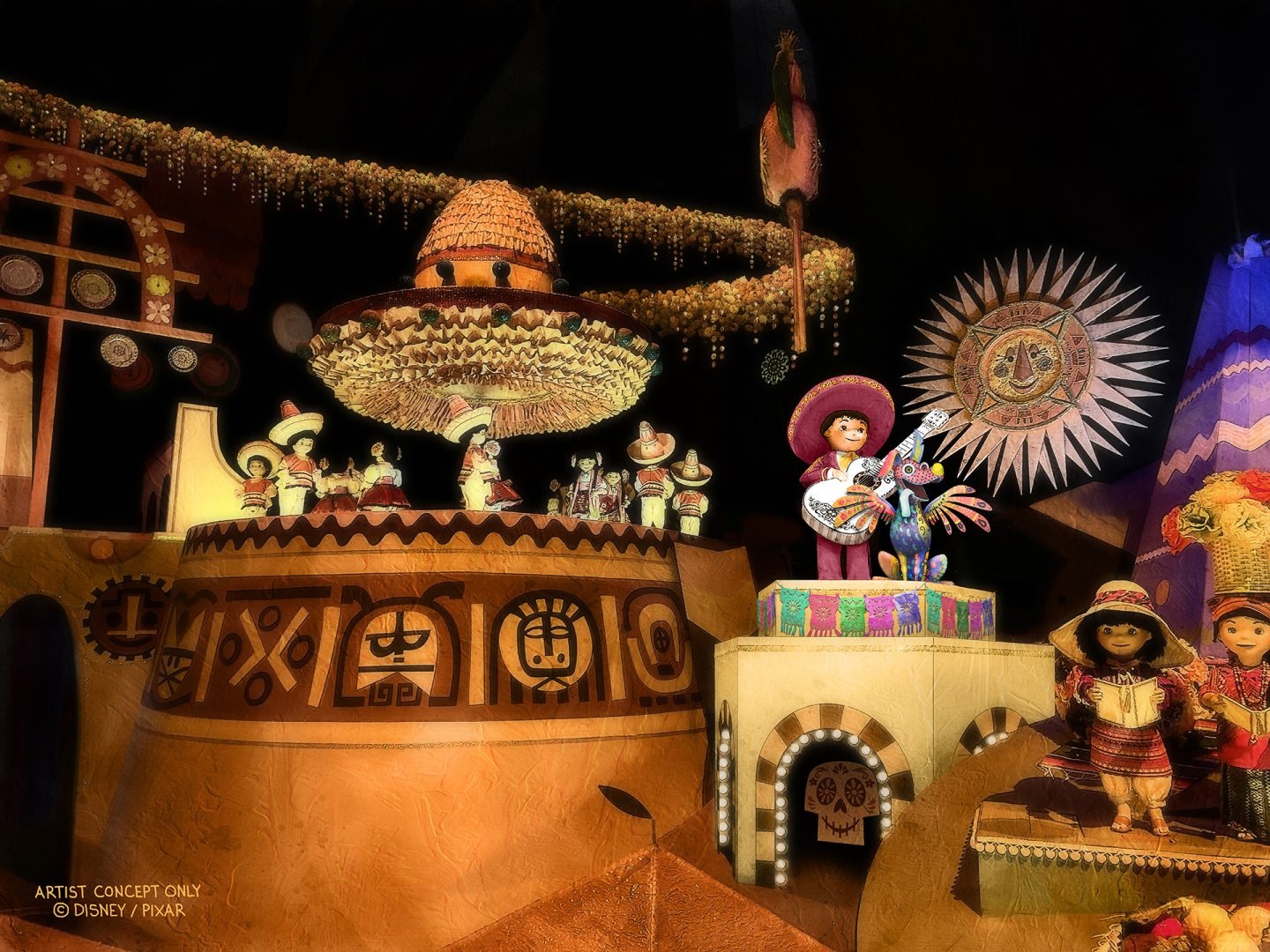 “Coco” Characters Added to “it’s a small world” at Disneyland